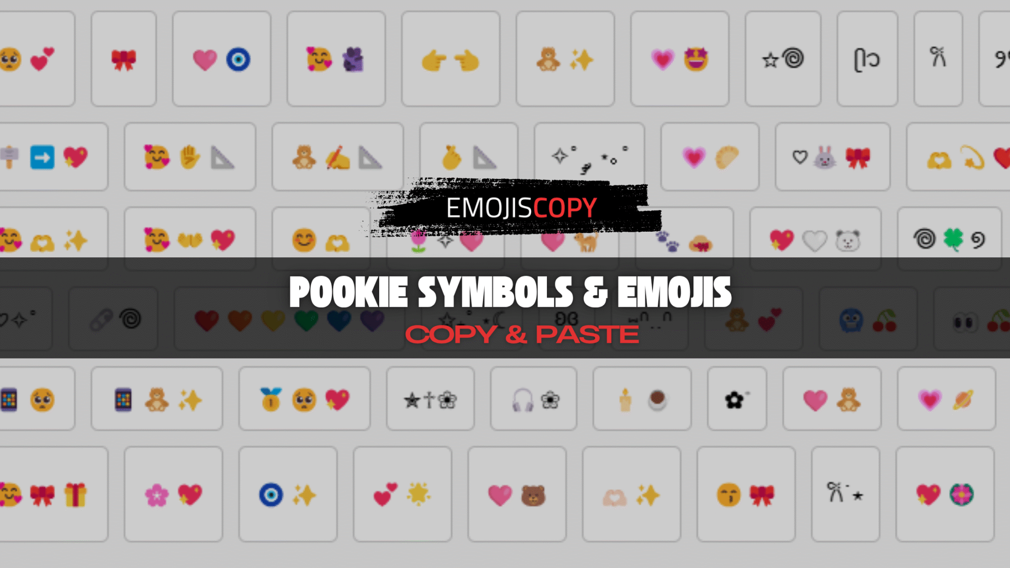 50+ Pookie Symbols 🥺💕 | Copy & Paste Cute Emojis! 💖